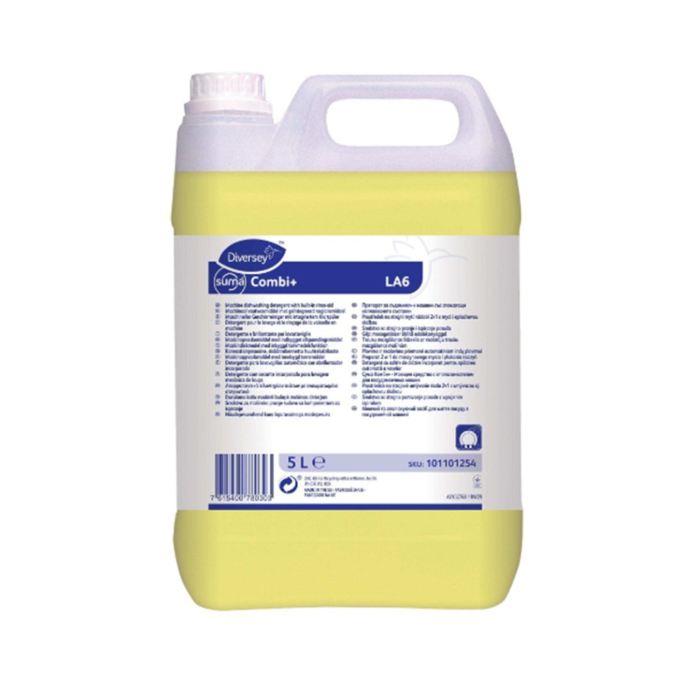 Diversey Suma® Combi+ LA6 - Machine Dishwashing Detergent 5L (Carton of ...