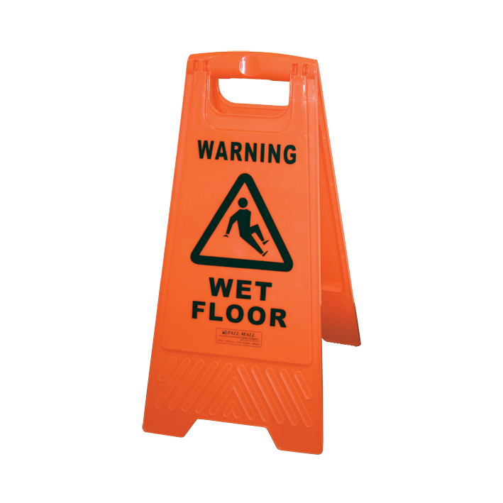 Gala A-Frame Safety Sign - "Wet Floor" Orange - Innoway