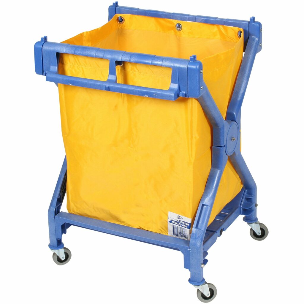Edco Deluxe Plastic Scissor Trolley Complete With Bag - Innoway