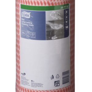 Tork 297702 Red Heavy-Duty Colour Coded Cleaning Cloth - Innoway