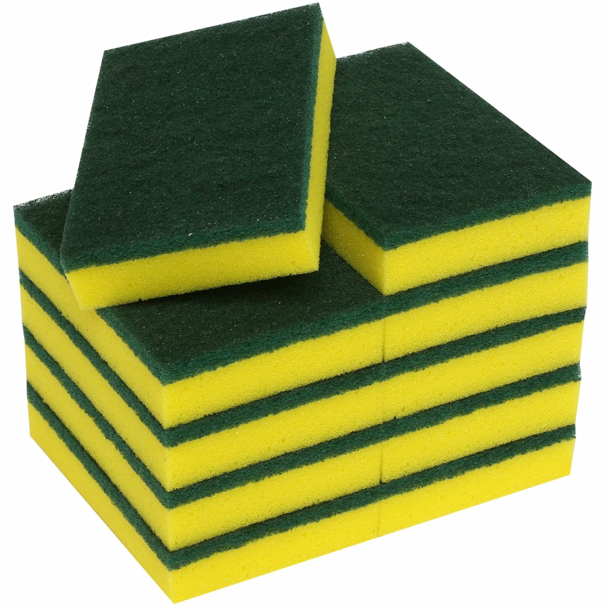 FILTA Sponge Scourer Green / Yellow - 6X4 Inch / 150X100Mm - Innoway