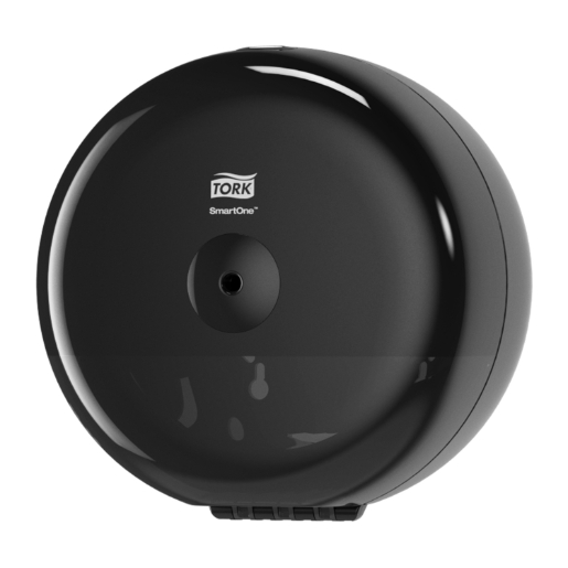 Tork 681008 SmartOne® Mini Toilet Roll Dispenser Black - Innoway