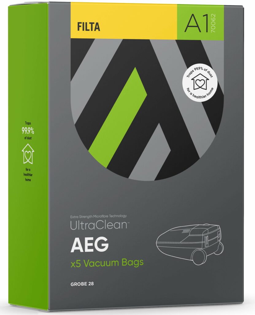 A1 - Ultraclean Aeg Grobe 28 Sms Multi Layered Vacuum Bags 5 Pack - Innoway