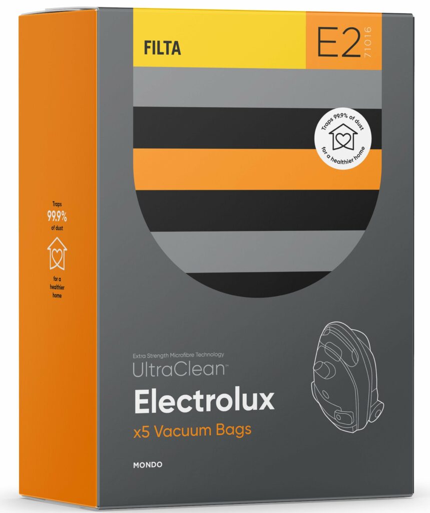 E2 - Ultraclean Electrolux Mondo Sms Multi Layered Vacuum Bags 5 Pack ...
