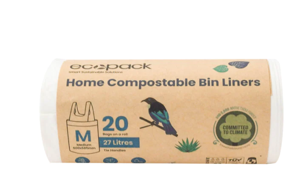 Ecopack Compostable/Biodegradable Bin Liners 27L - 3 x 20 bags - Innoway